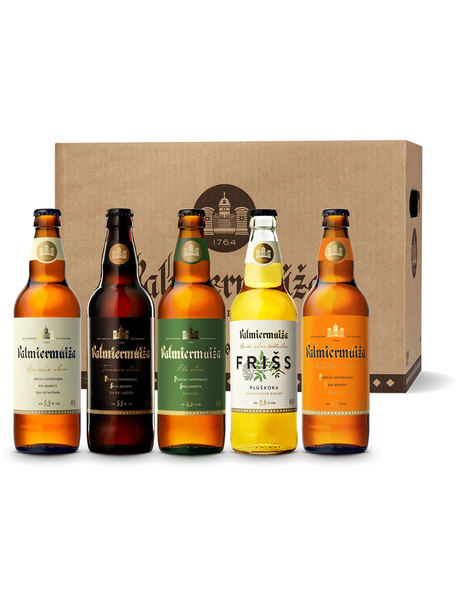 A selection of classic Valmiermuiža beer flavors – SIA VALMIERMUIŽAS ALUS